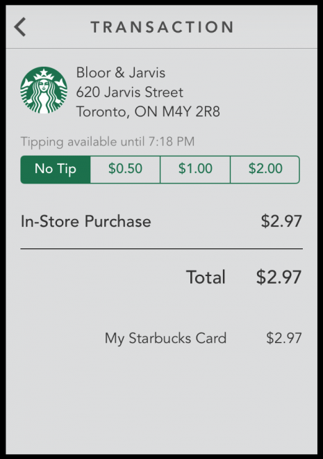 Starbucks mobile tipping: Will you use it?
