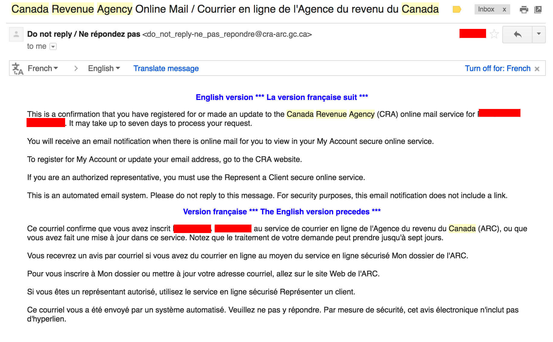 CRA scam: No, the CRA will never send your tax refund via e-Transfer