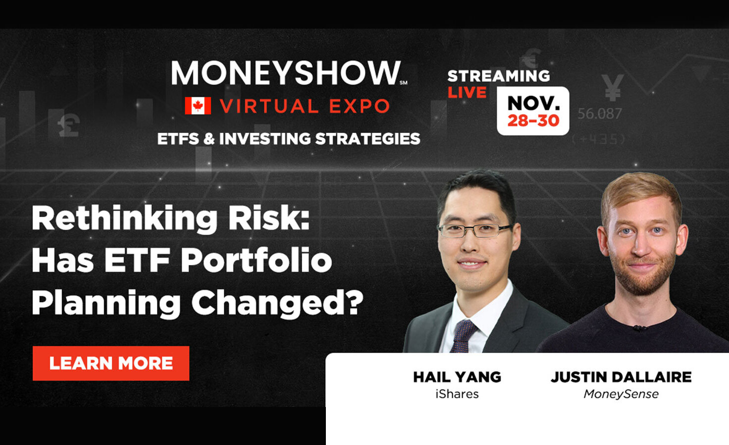 MoneySense at the MoneyShow: Portfolio Risk and Top Canadian ETFs for ...